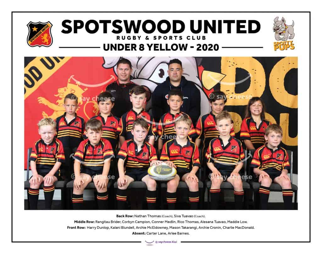 2020 Spotswood United Under 8 Yellow | Say Cheese
