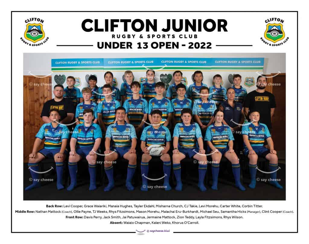 2022 Clifton Under 13 Open | Say Cheese