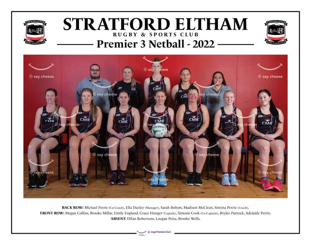 2022 Stratford Eltham Premier 3 Netball | Say Cheese